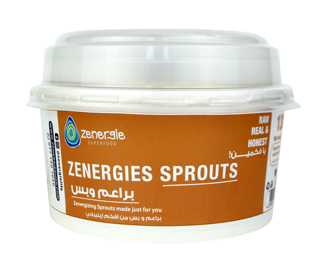 Zenergies Sprouts, Healthy bowl of sprouts by Zenergie